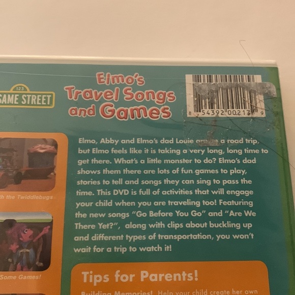 sesame Street DVD | Other | Elmos Travel Songs And Games Sesame Street Dvd | Poshmark